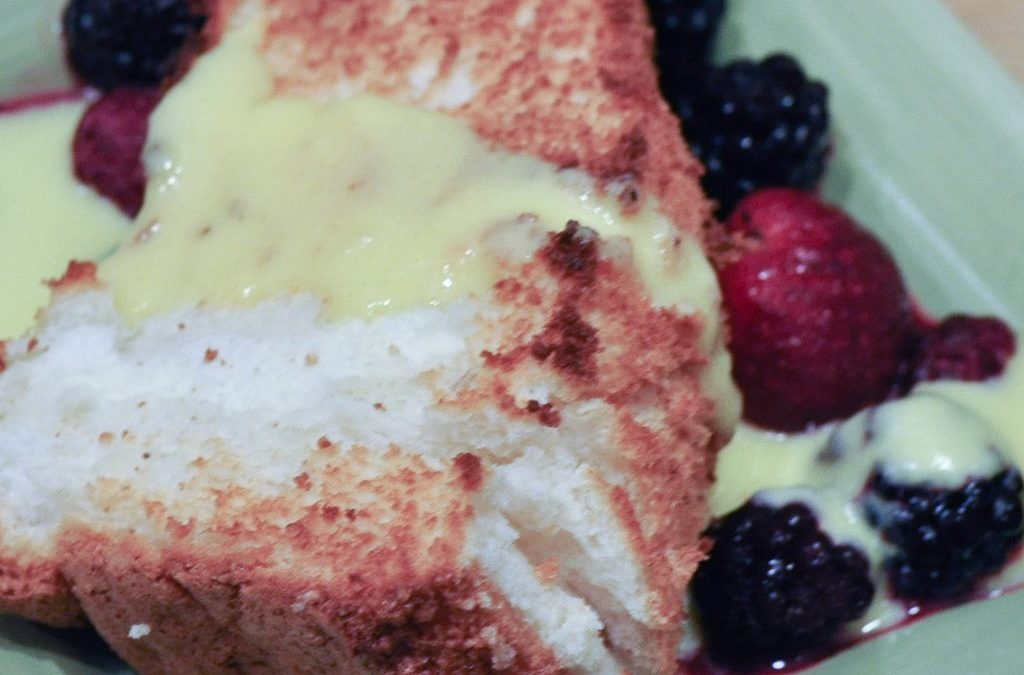 James Beard’s Angel Food Cake w/ Pure Almond Extract